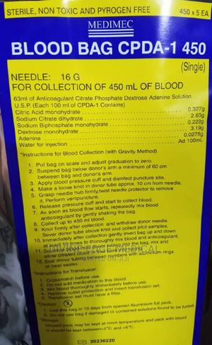 Medimec Blood Bag Cdpa-1 450 (Single) in Lagos Island (Eko) - Medical ...