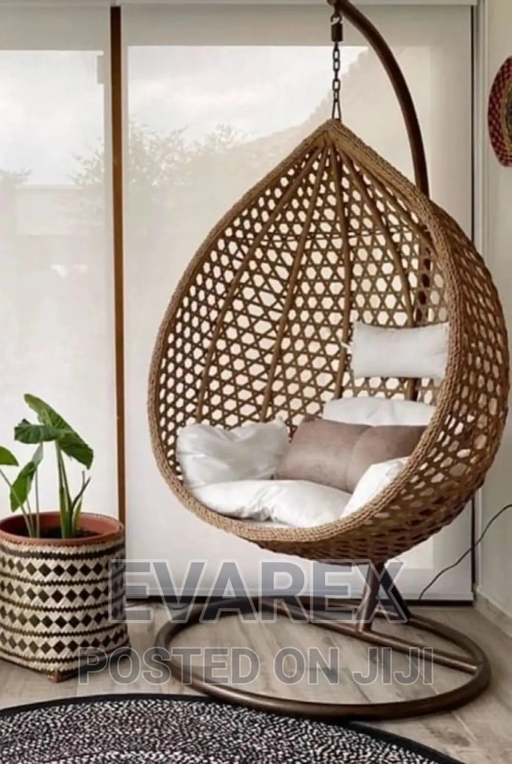 Single Big Swing Chair Brown. Black Swing Chair, in Amuwo-Odofin ...