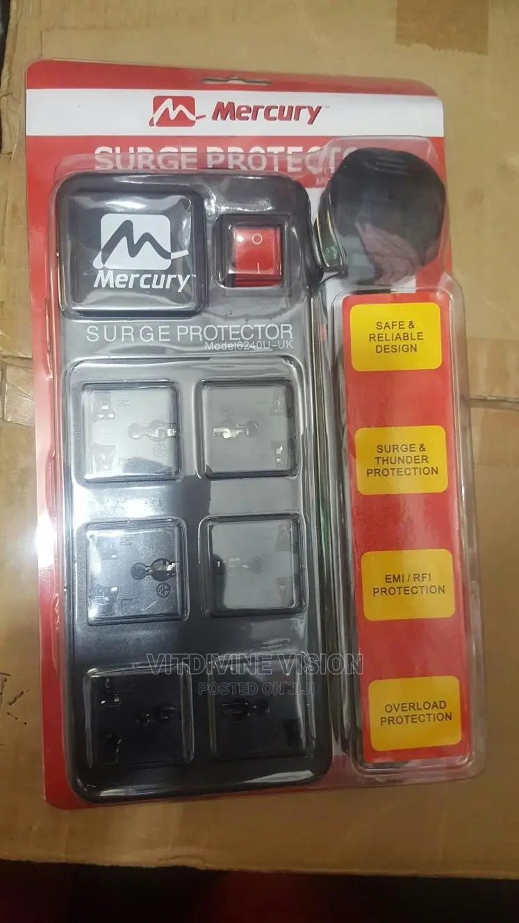Mercury Surge Protector Without USB in Ikeja - Computer Accessories ...