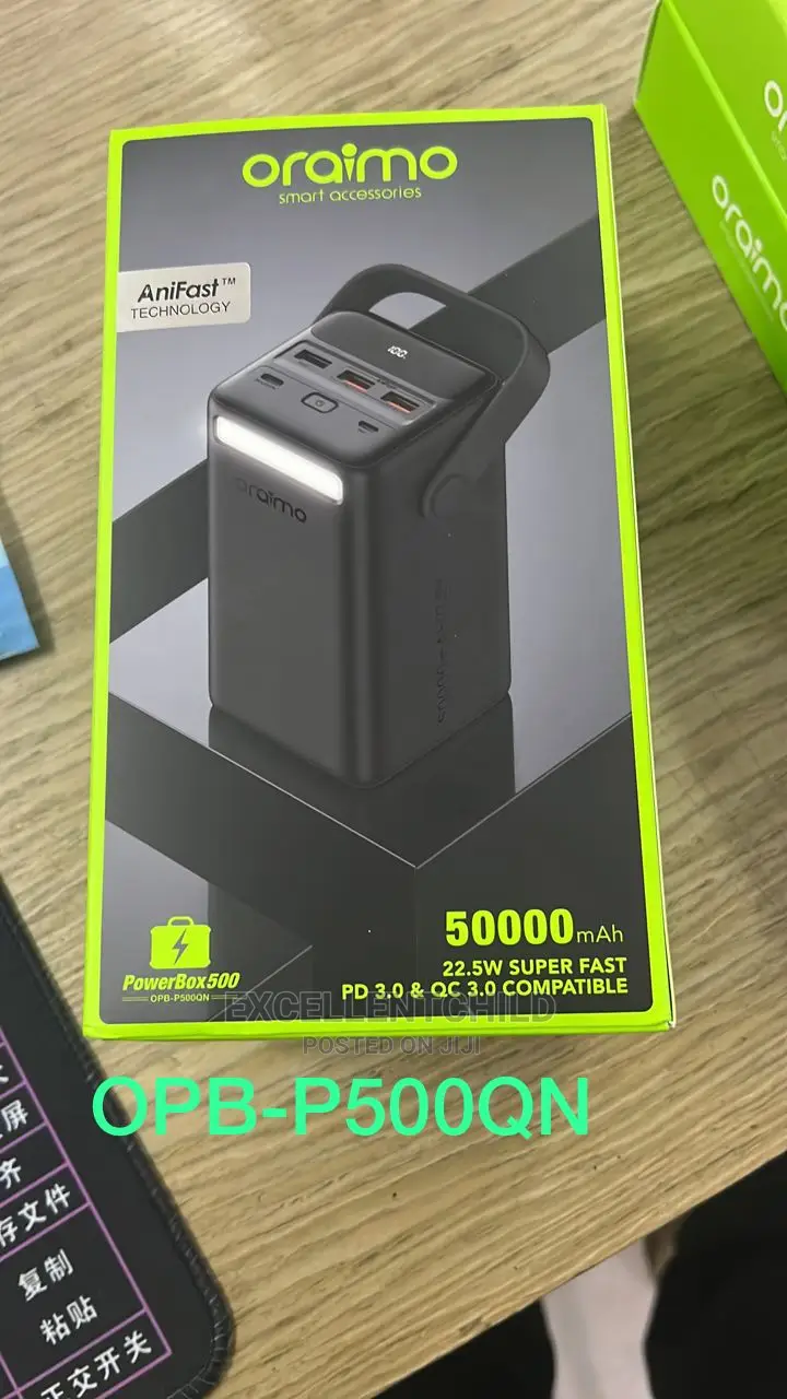 Oraimo Power Box Ani Fast 50000mah In Ikeja Accessories For Mobile