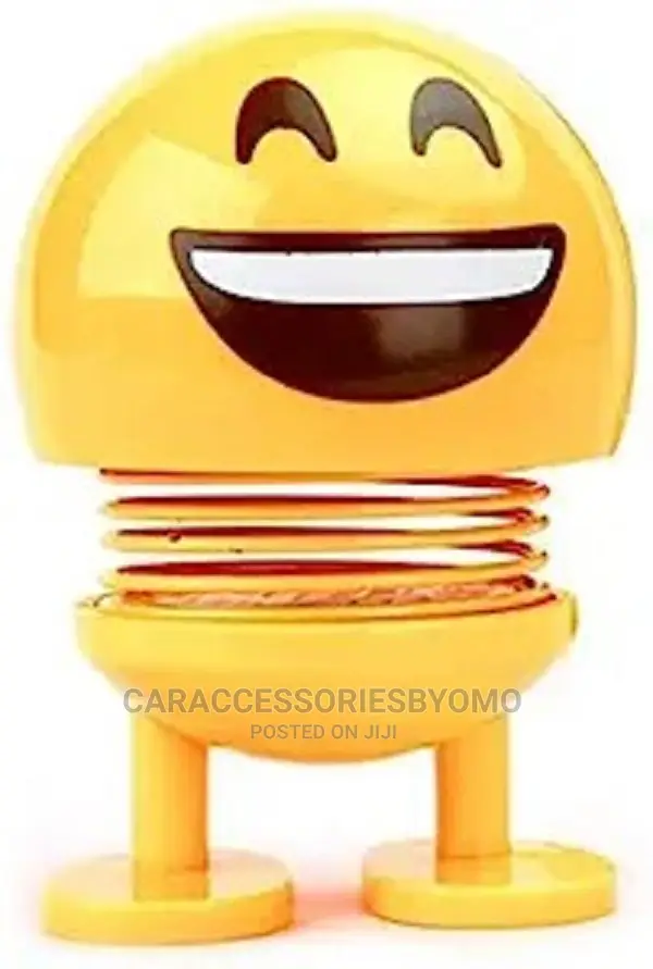 Smiling Face Emoji Spring Doll Dancing Toys in Surulere - Toys, Bright ...