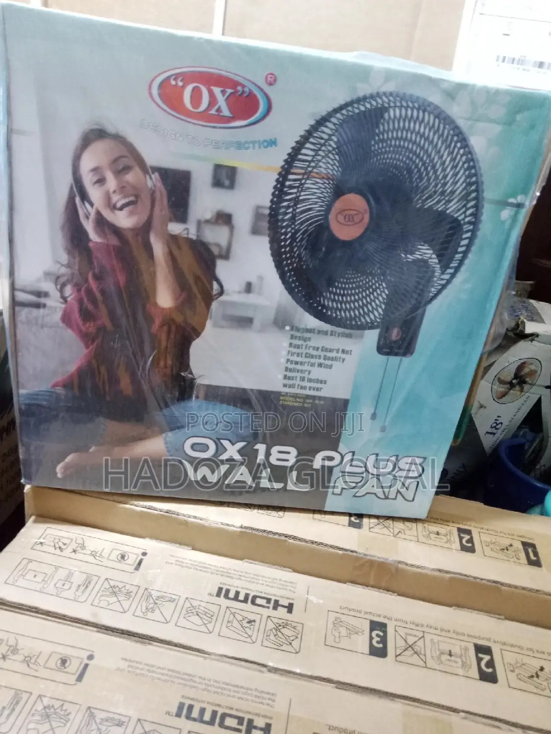 Ox Plus Fan 18 Inches Wall Hanger in Lagos Island (Eko) - Home Appliances, Hadoza Global | Jiji.ng