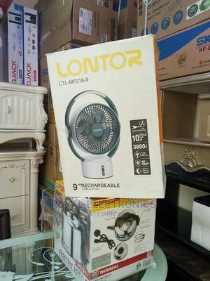 Classic Lontor 9 Inches Rechargeable Table Fan in Osogbo - Home ...
