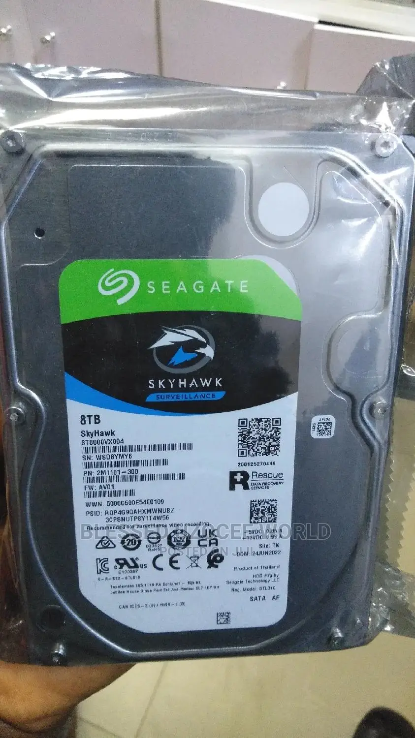 8tb Seagate Surveillance HDD Hard Drive for Cctv, Dvr, NVR in Ikeja ...