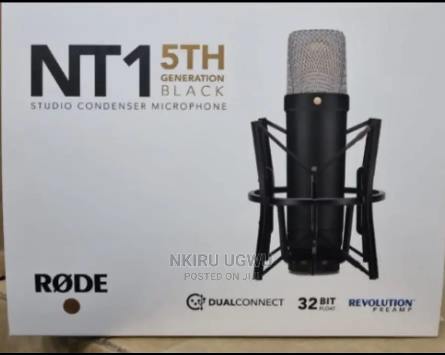 RODE NT1 5th Generation XLR/USB Microphone in Ikeja - Audio & Music ...