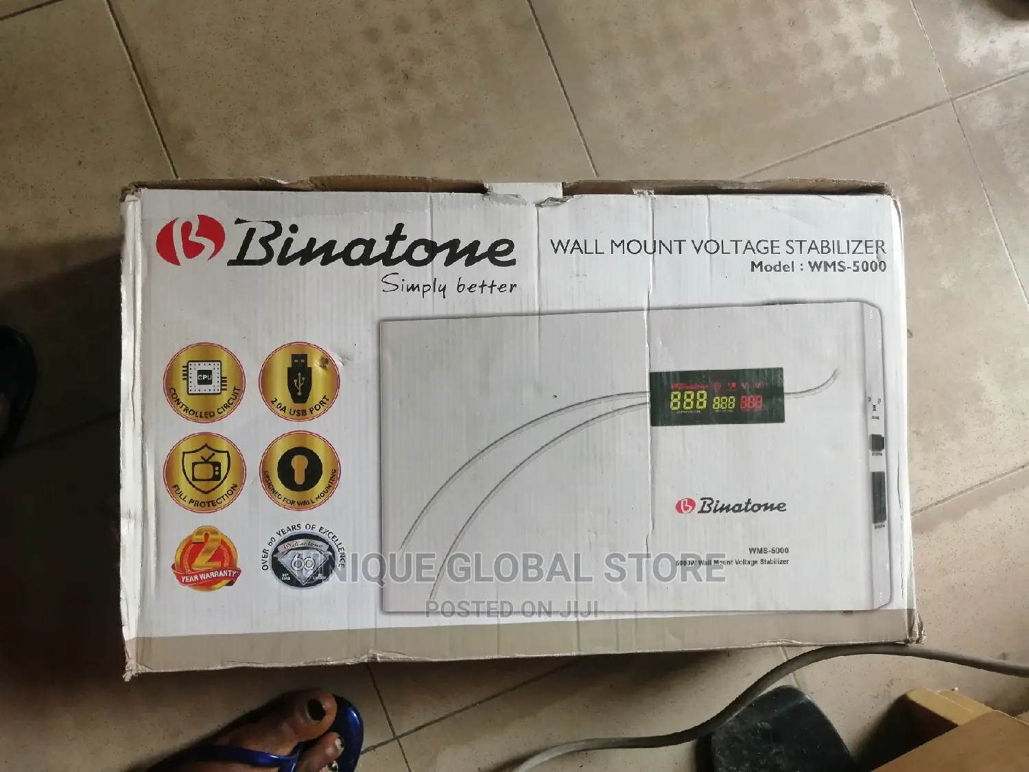 Binatone Wall Mount Stabilizer - 5000VA - WMS-5000 in Ikeja ...