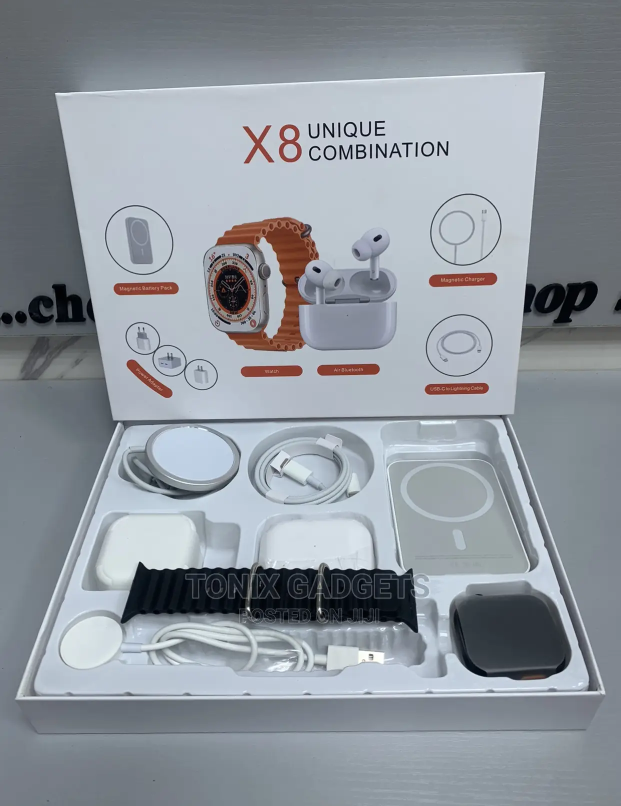 8-in-1 X8 Unique Ultra Combination Smartwatch in Ikeja - Watches, Tonix ...