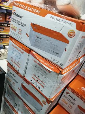 12v200ah Raysolar Drycell Solar Battery in Ikeja - Solar Energy, De Majesty Global | Jiji.ng