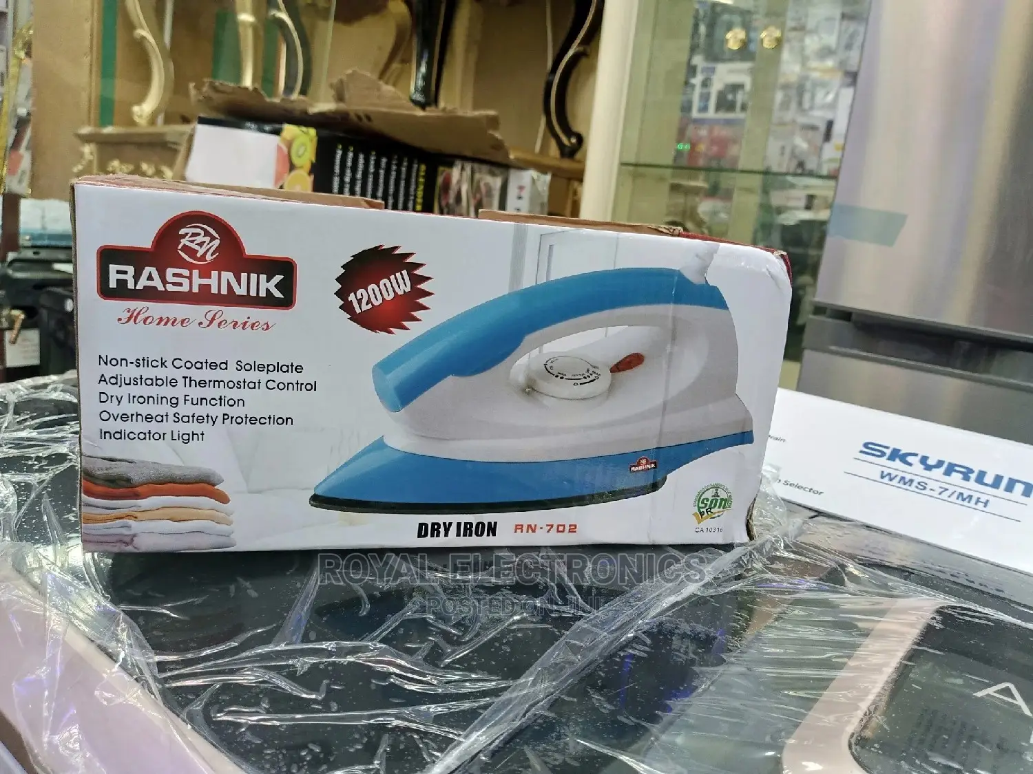 Automatic Rashnik Rn-702 Dry Iron 1200w in Osogbo - Home Appliances, Royal Electronics Royal ...