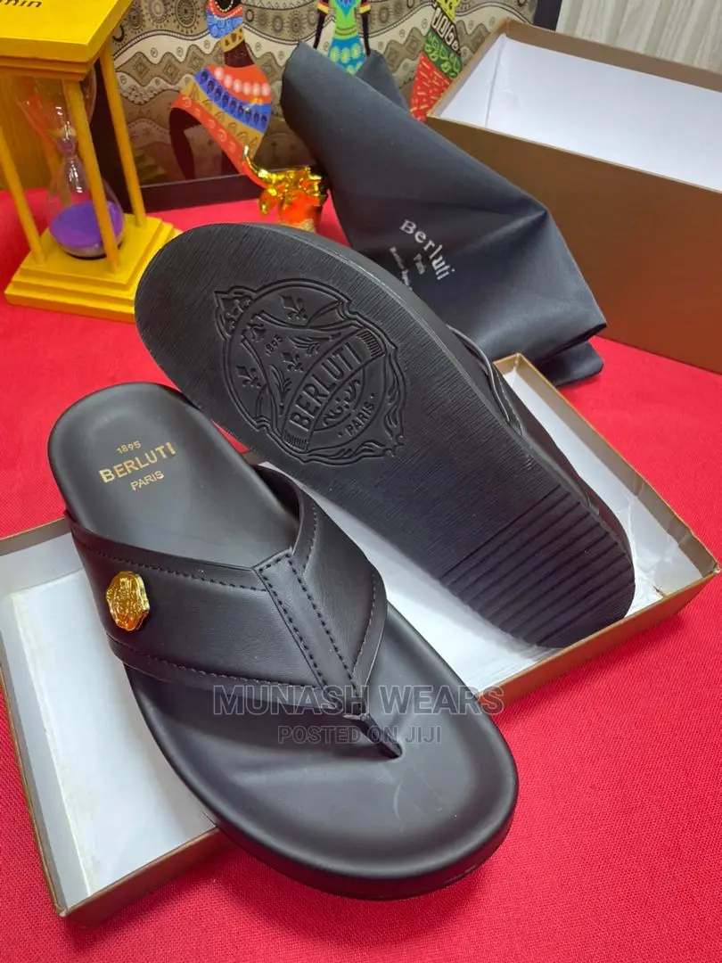 Berluti Leather Slipers in Lekki - Shoes, Munash Wears | Jiji.ng