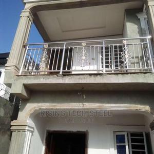 Sliver Design Stainless Rail and Gold Design in Orile - Building ...