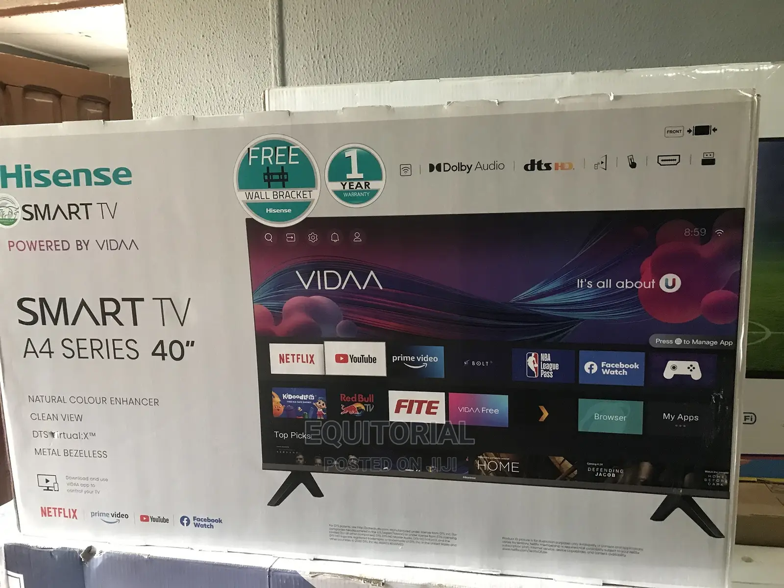 Hisense 40 Inches A4G Full HD Smart LED TV in Ikeja - TV & DVD Equipment, Equitorial ...