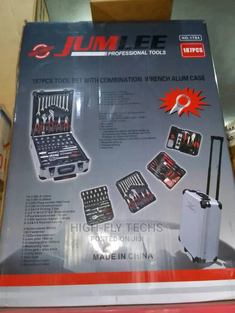 187pcs Jumlee Tools Box for sale - HIGH-FLY TECHS Price: ₦ 120,000 on ...