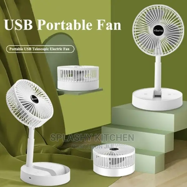 Portable Foldable Rechargeable Fan in Lagos Island (Eko) - Home ...