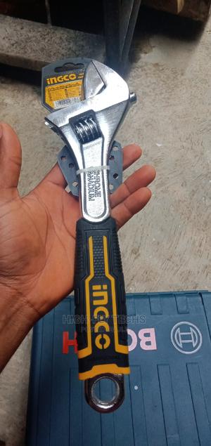 Ingco Adjustable Wrench 300mm (12") for sale - HIGH-FLY TECHS Price: ₦ ...