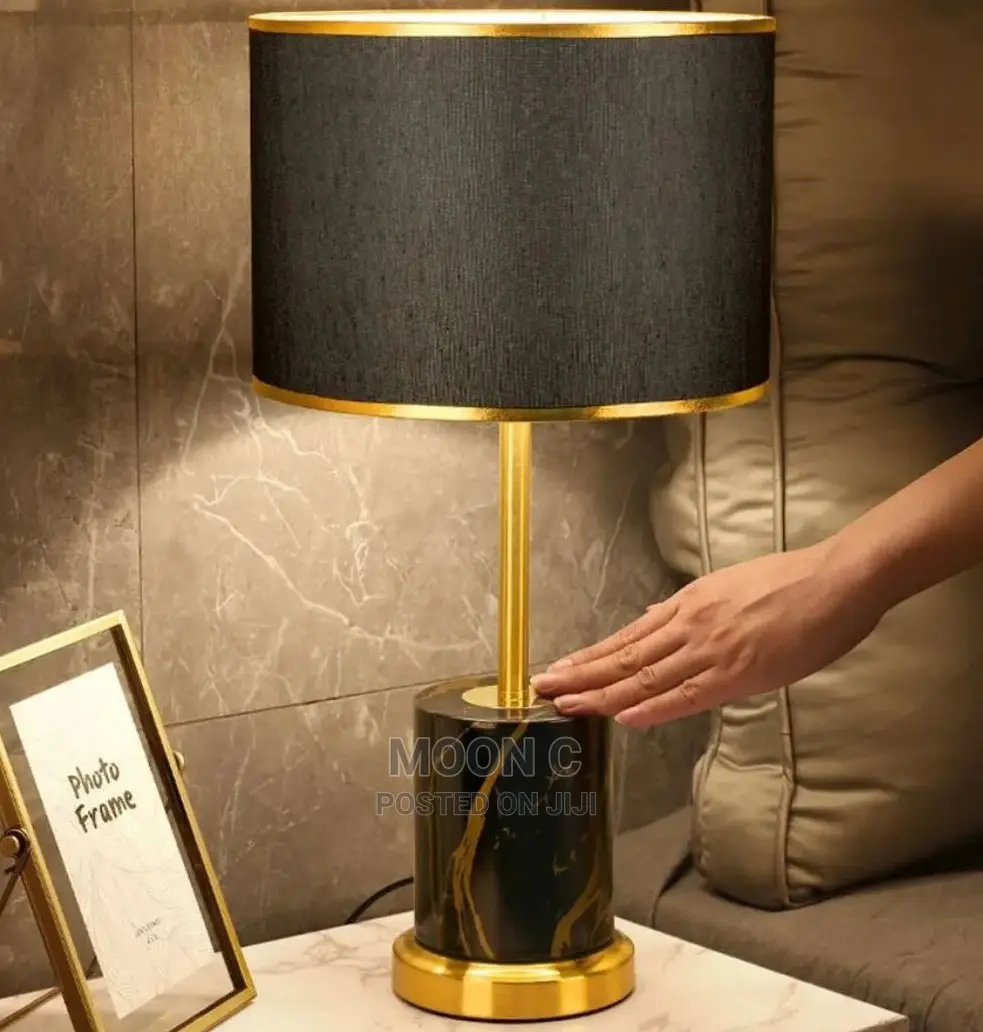 Black Shades Gold Pole Table Lamp in Surulere - Home Accessories, Moon ...