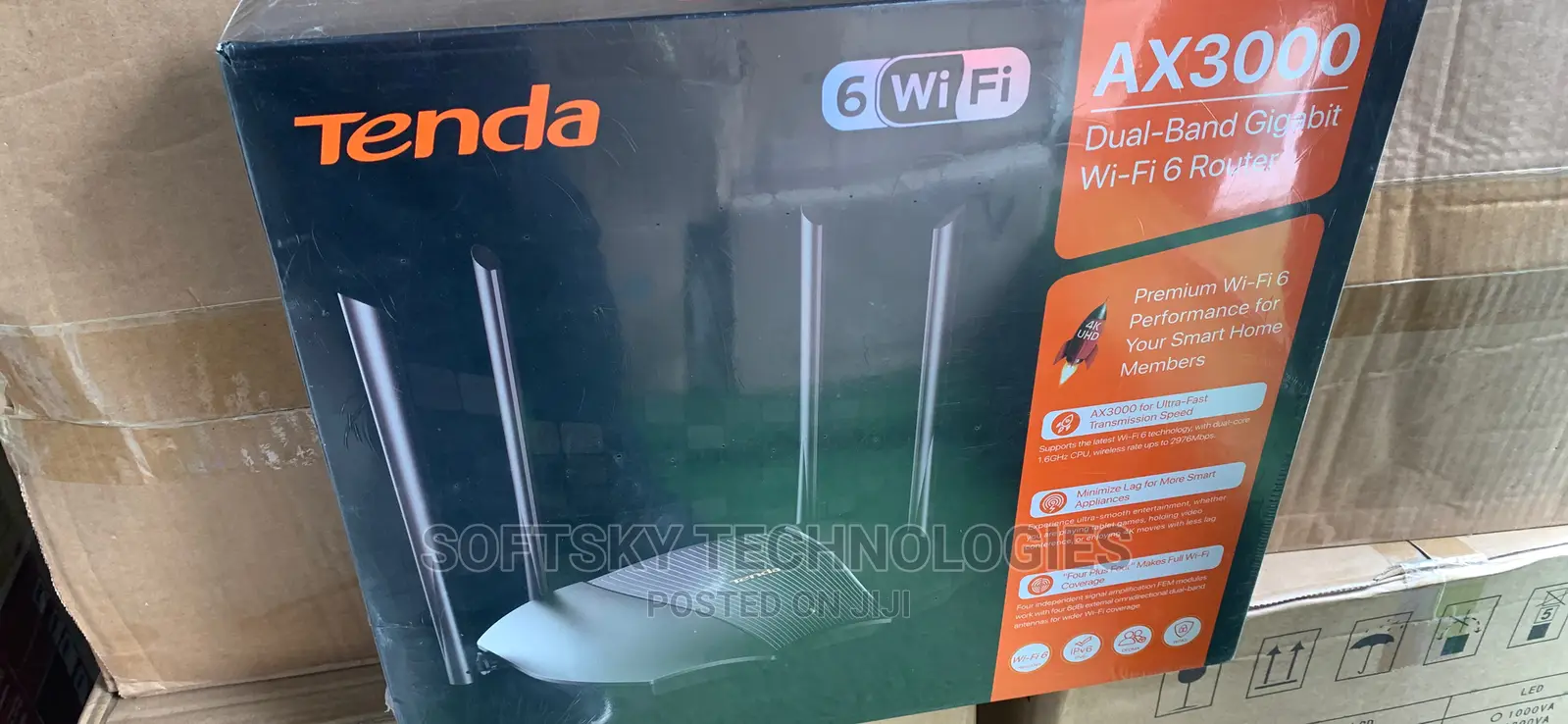 Tenda Ax3000 Dual Band Gigabit Wi-Fi 6 Router in Ikeja - Networking ...