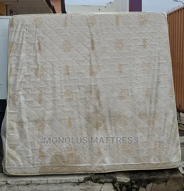 6 by 6 by 10 Mouka Foam Semi Orthopaedic Regina Bed in Ibadan Furniture Monolus Mattress Jiji.ng