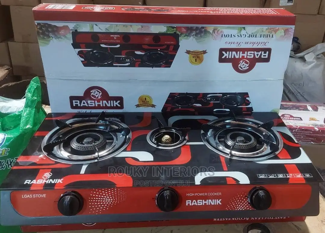Rashnik 3 Burner Gas Cooker in Lagos Island (Eko) - Kitchenware ...