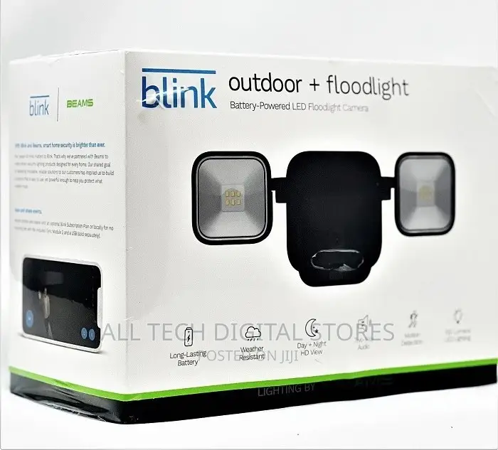 Blink Outdoor Camera Battery-Powered Led Floodlight Security Camera in ...