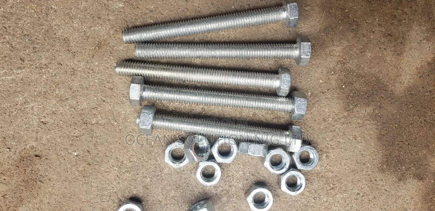 M8 X 100 Bolt And Nut in Port-Harcourt - Hardware & Fasteners, Ocean Solution Nig Ltd | Jiji.ng