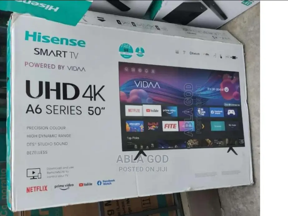 Hisense 50" Smart TV UHD A6 Series 50" in Surulere - TV & DVD Equipment ...