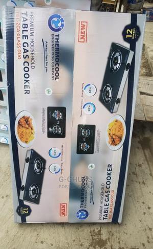 Haier Thermocool Table Top Gas Cooker Glass Duo 2HOB TGC-2GA in Lagos ...