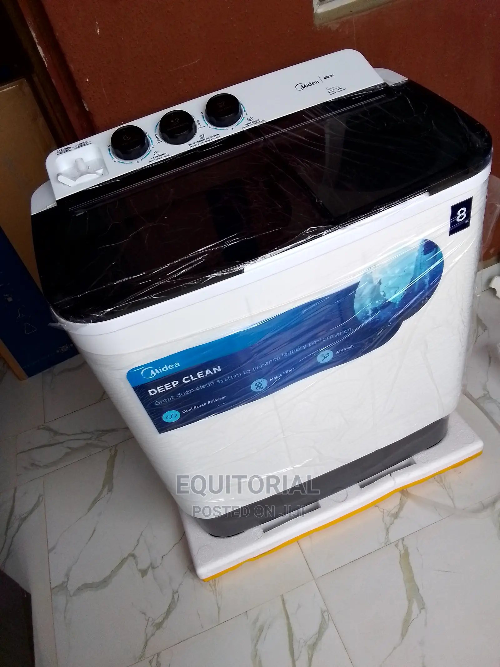 8kg Midea Twin Tub Washing Machine (Mt100w80/Wg in Eko Atlantic - Home ...