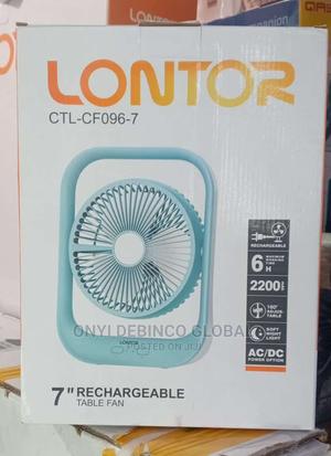Lontor Rechargeable Table Fan 7 Inches CTL-Cf096-7 in Ikeja - Home ...