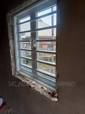 White Casement Window With Burglary and Net for sale - uc_aluminum ...