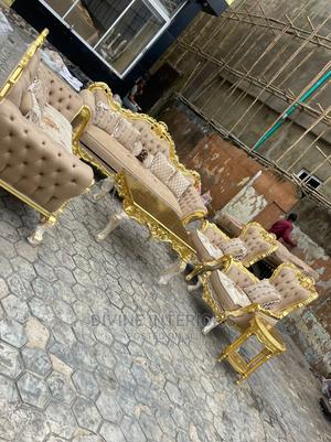 Royal Sofa Set's With Center Table and Size Stool in Lekki - Furniture, Divine Interiors ...