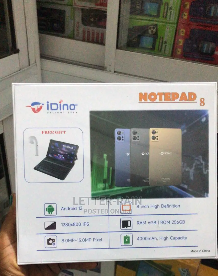 New Idino Note Pad 8 256 GB in Ikeja - Tablets, Okala Okwudiri | Jiji.ng