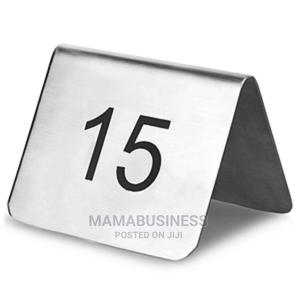 Number 1-15 Stainless Steel Table Sign Display-15pcs in Surulere ...