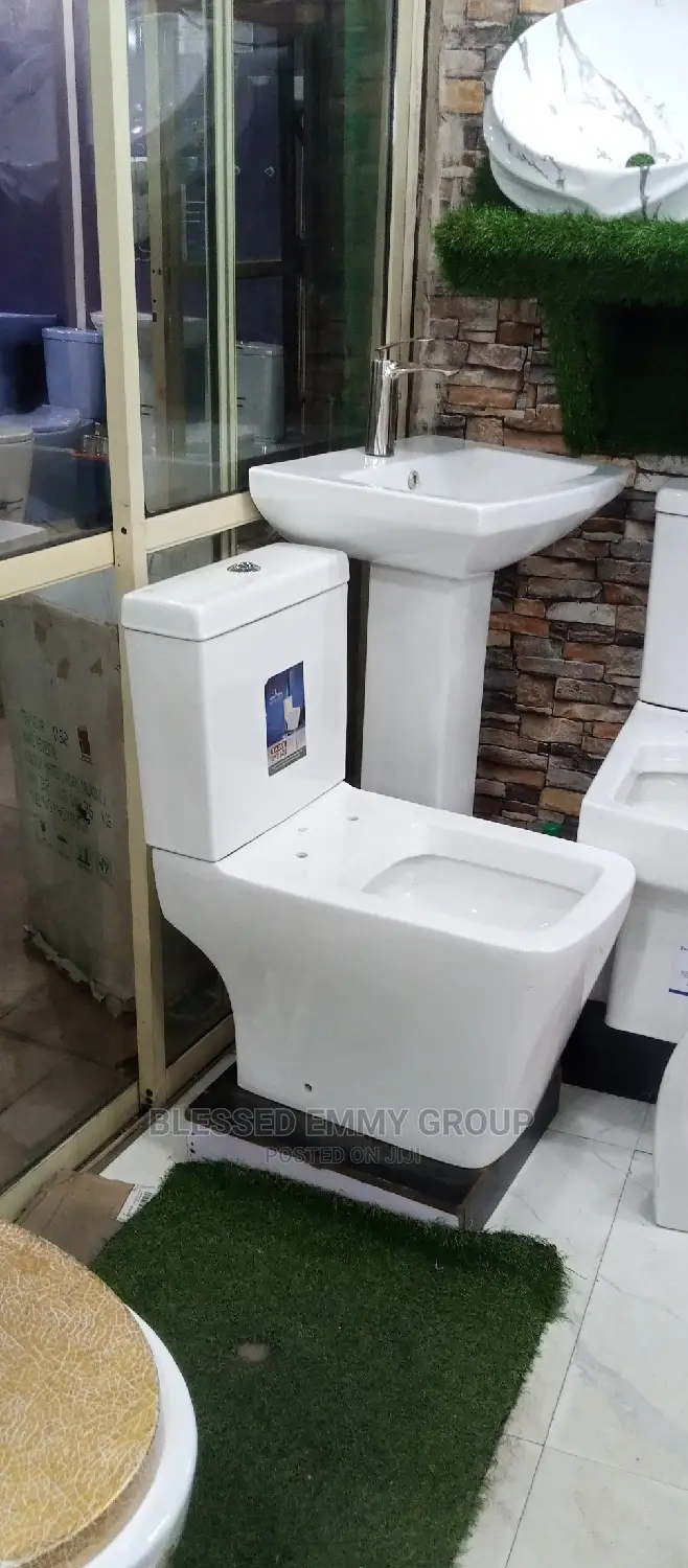Executive Sweethome WC Set With Wash Hand Basin in Orile - Plumbing ...