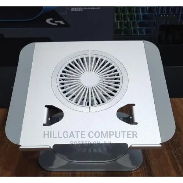 Aluminium 360° Rotation Laptop Stand With Radiator Fan in Ikeja ...