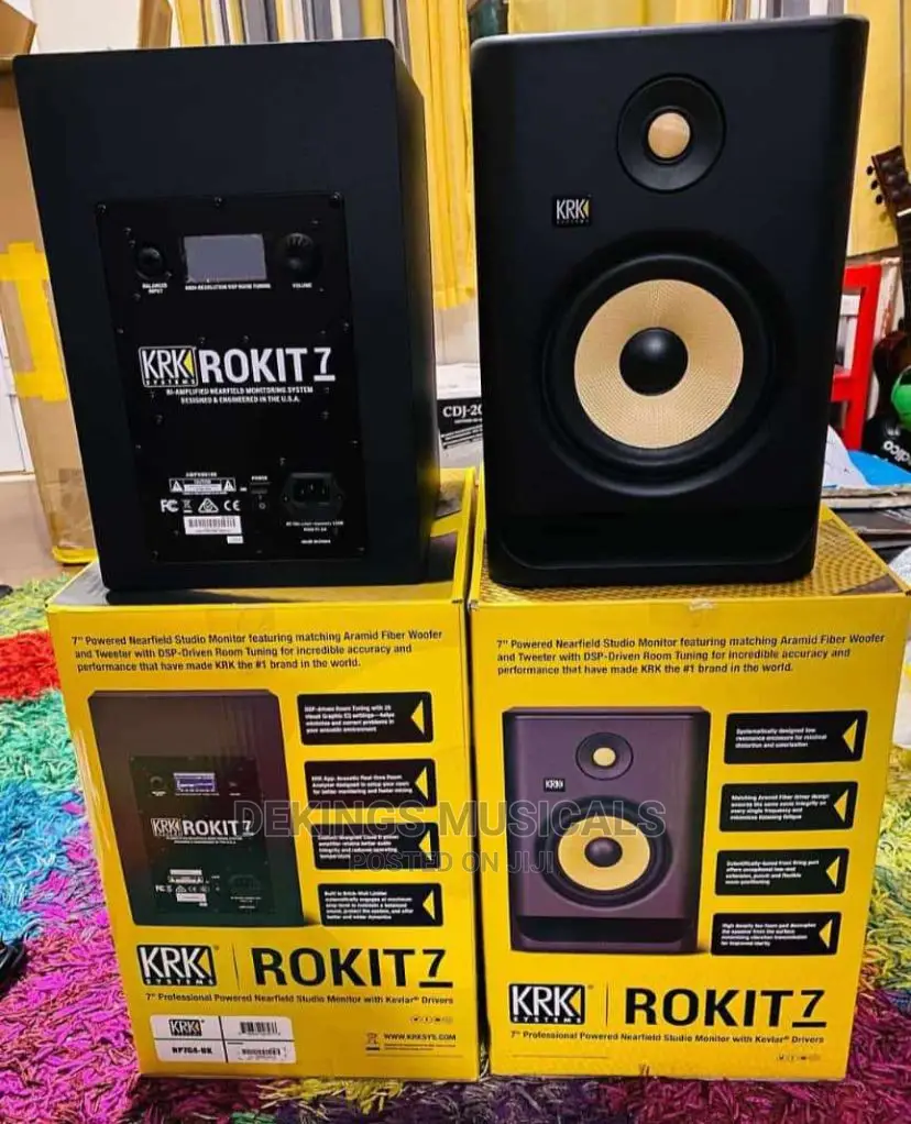 KRK Rokit 7 G4 Powered Studio Monitor Active and Passive in Lekki ...