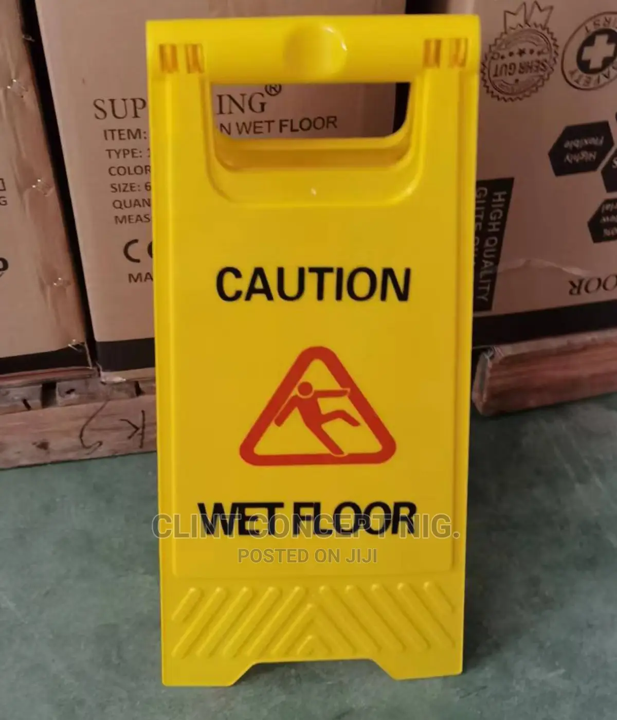 Caution Wet Floor Safety Sign Stand in Lagos Island (Eko) - Safety ...