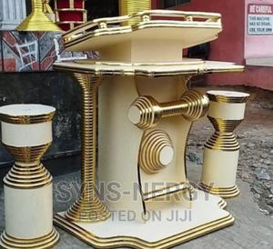 Modern Church Pulpit With Flower Vase and Offering Box in Magodo ...