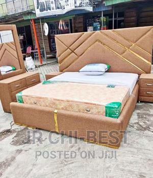 Complete Set of Unphostered / Padded 6 by 6 Wooden Bed Frame in Ado-Odo ...