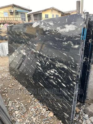Indian Black Ocean Wave Granite Slab in Orile - Building Materials ...