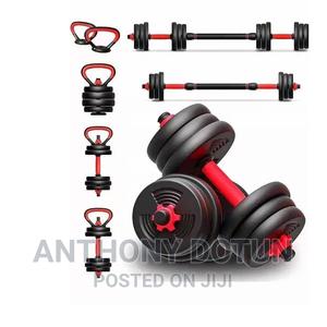 30kg Multi-Purpose Pair of Adjustable Plastic Dumbbell in Surulere ...