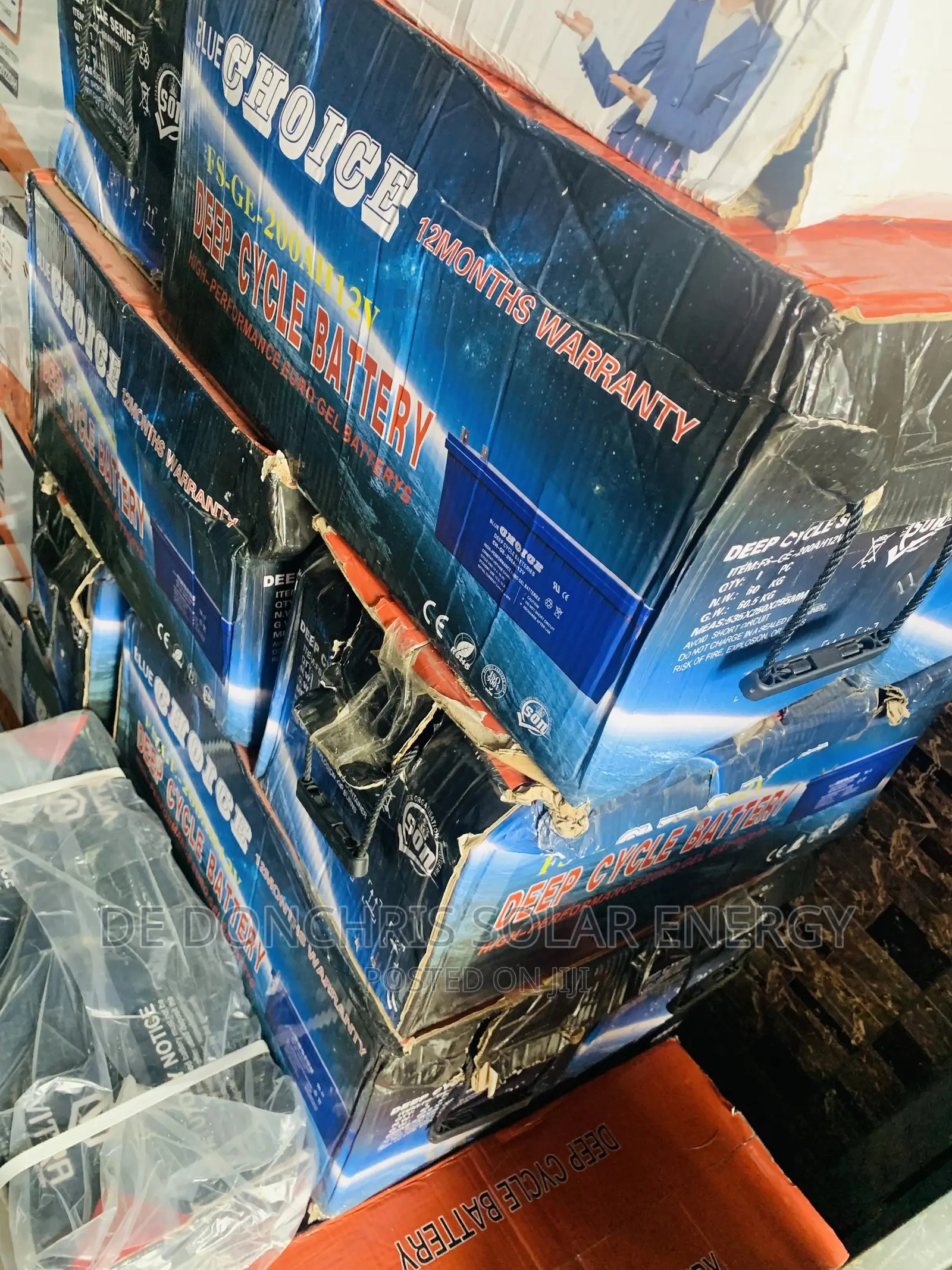 Original 200ahms 12v Blue Choice Deep Cycle Solar Battery in Kaduna ...