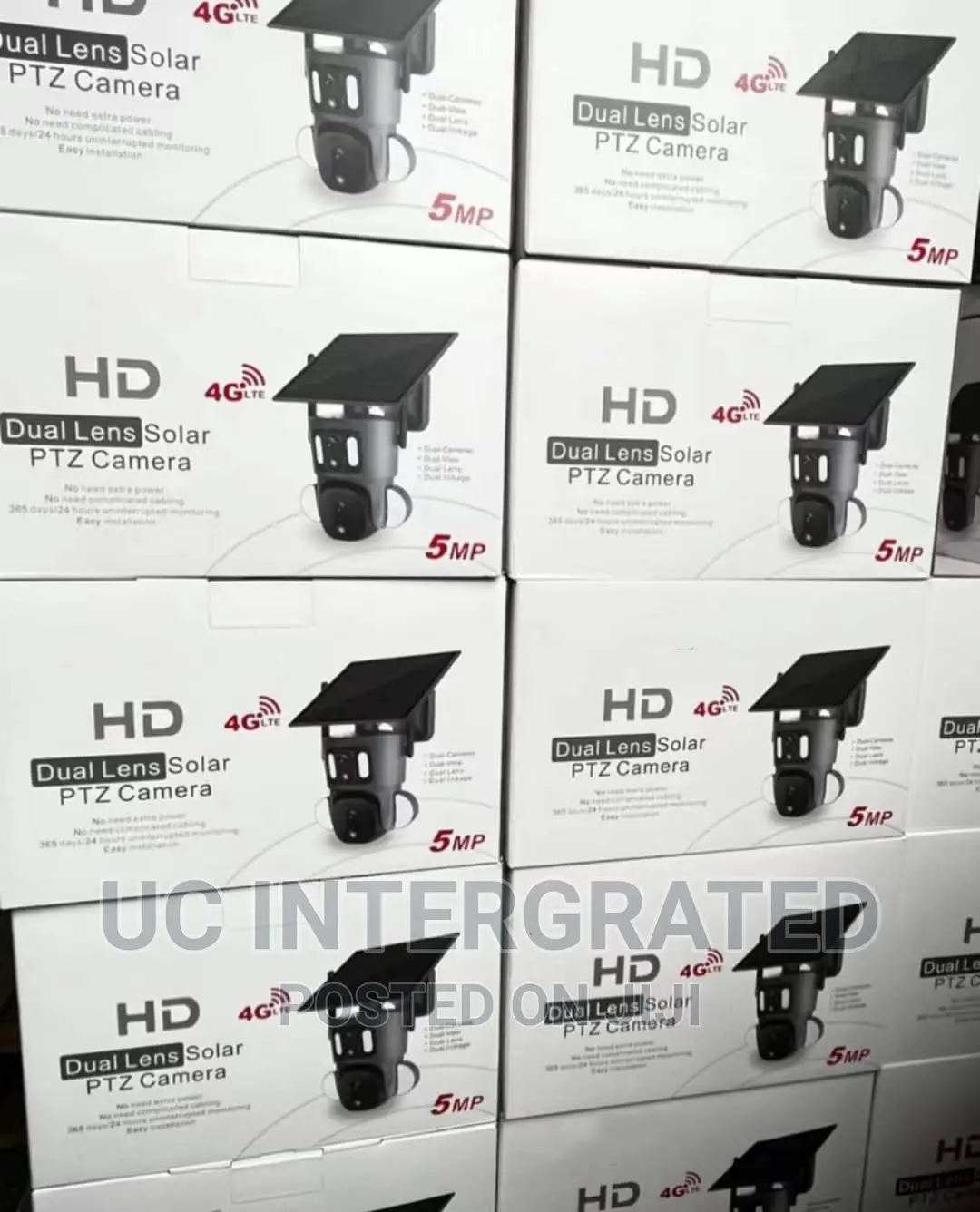 Dual Lens Ptz Solar Camera Accept All Sim Cards Ubox App in Ojo ...