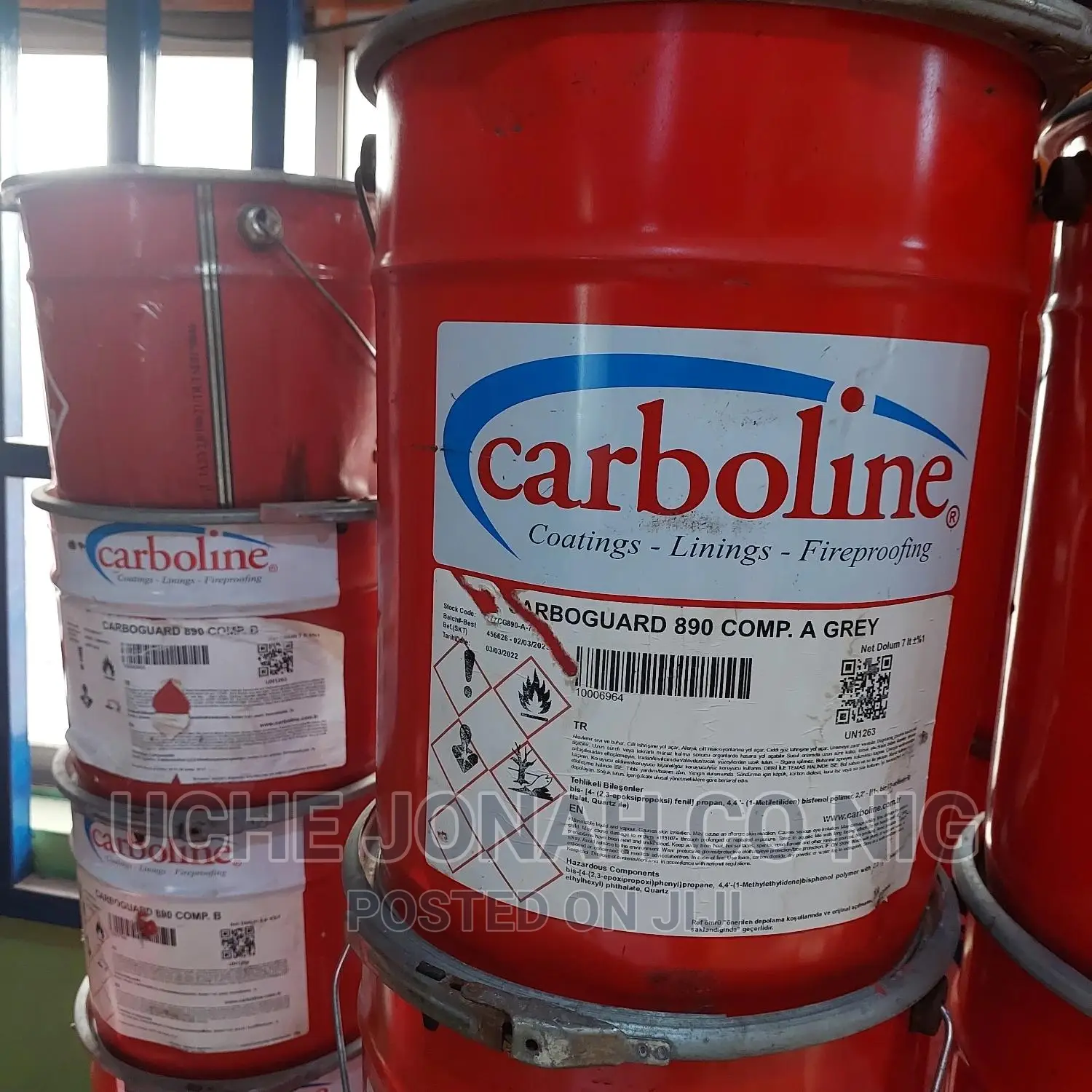 Carboline Carboguard 890 Epoxy Heavy Duty Marine Paint in Port-Harcourt ...