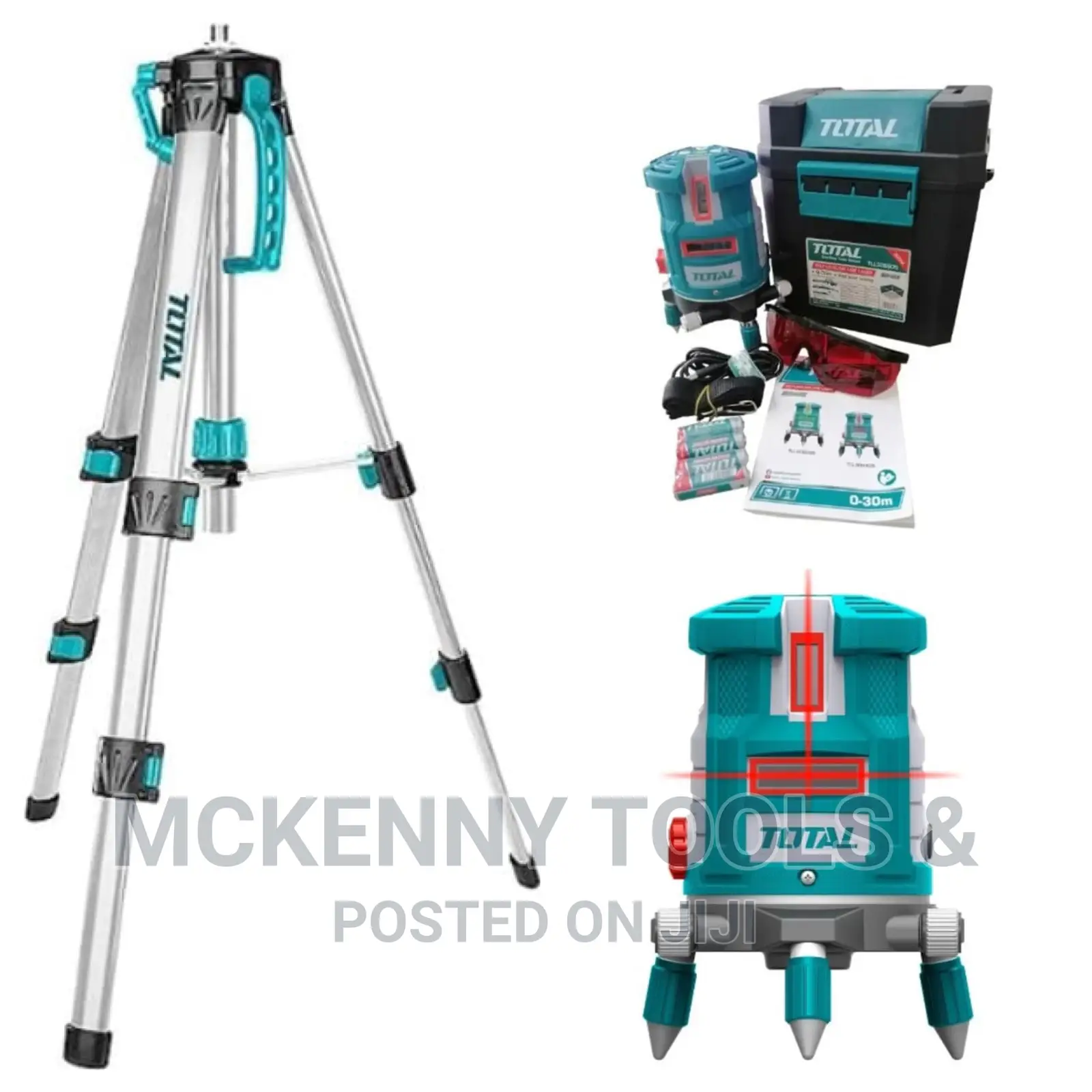 Total Self-Leveling 0-30m Red Line Laser Beams Xtripod Stand in Lagos ...