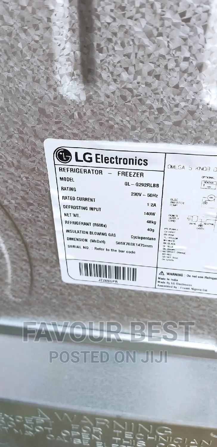 LG Smart Inverter 308L Double Door Fridge Linear Compressor in Ojo ...