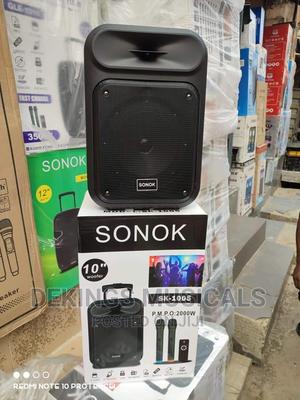 SONOK 10 Inches PA System With Two Wireless Microphones in Ojo - Audio ...