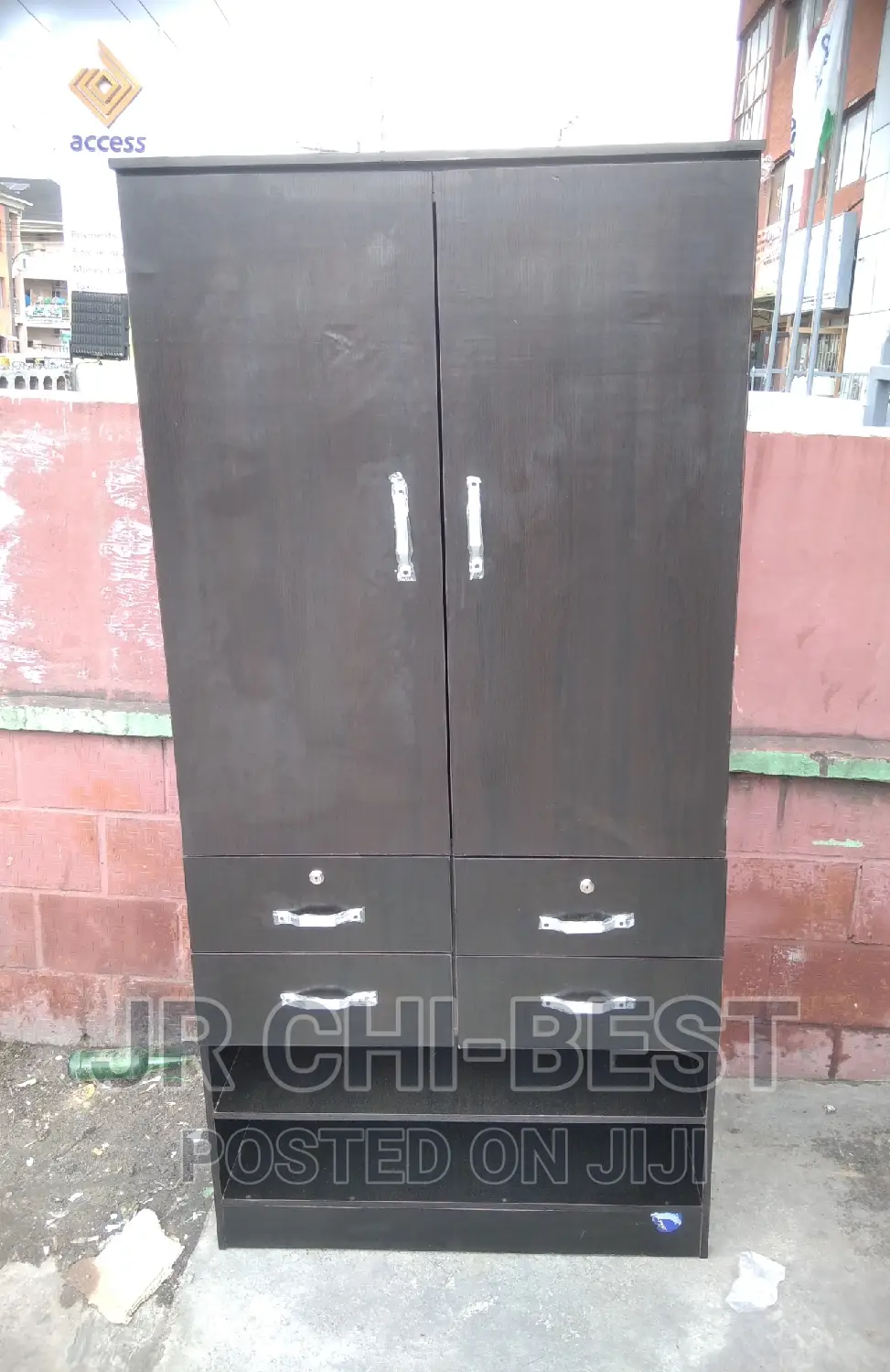 Durable 6ft by 3ft HDF Wooden Wardrobe With Drawers. in Ikoyi ...