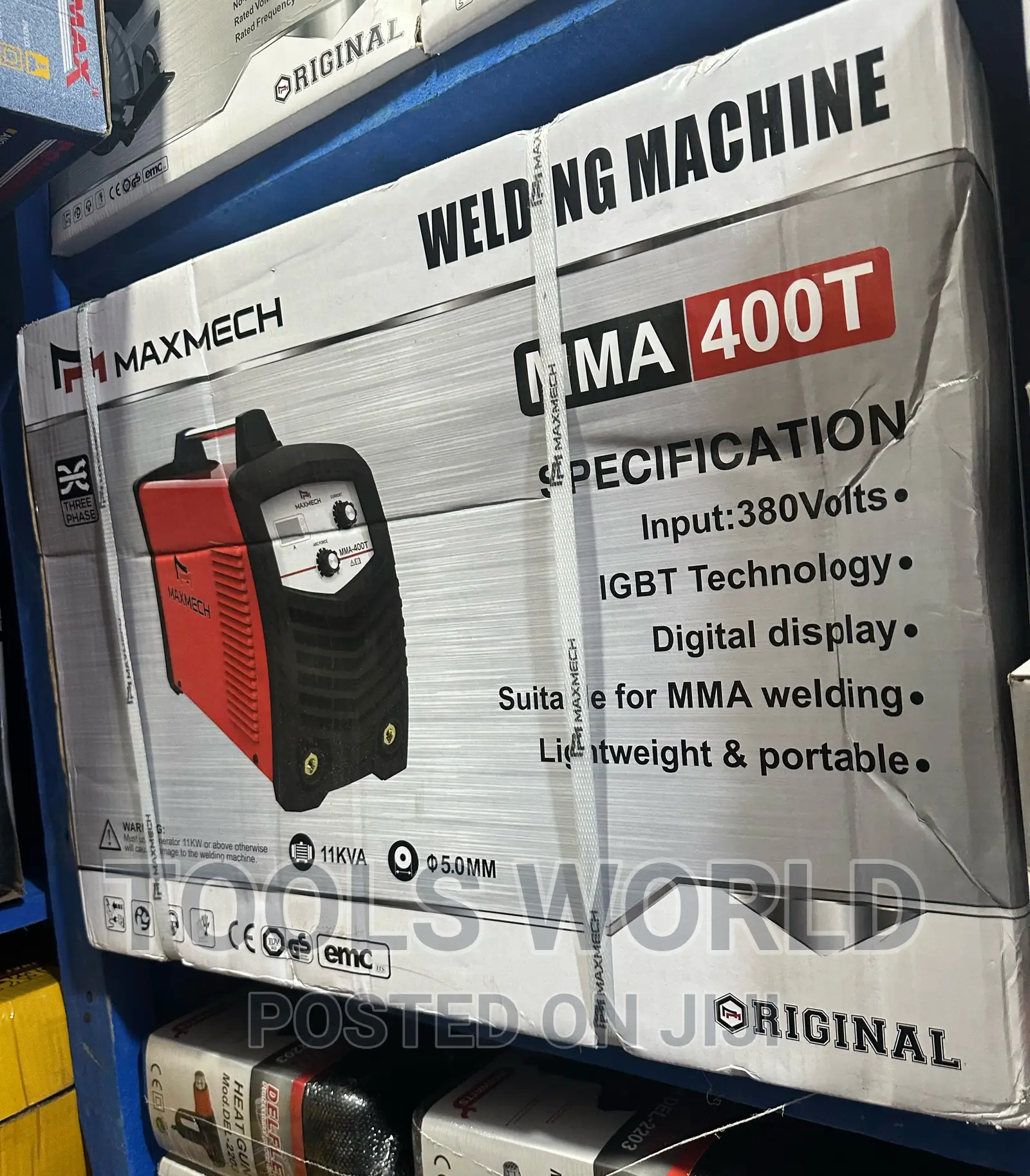 Maxmech 400A Inverter Welding Machine 3phase for sale - Tools World ...