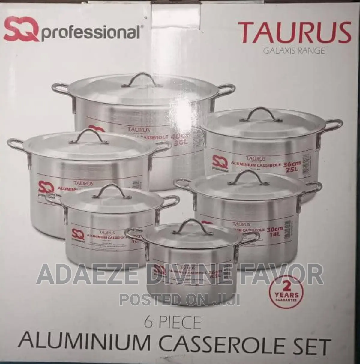 SQ Professional Taurus Galaxis Range 6PC Aluminum Pots in Lagos Island ...